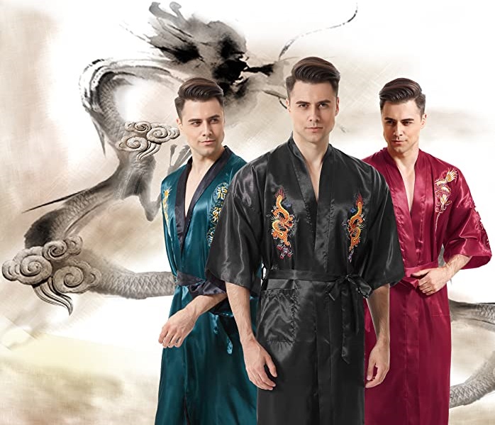 Men's Chinese Dragon Robe | Giftopix