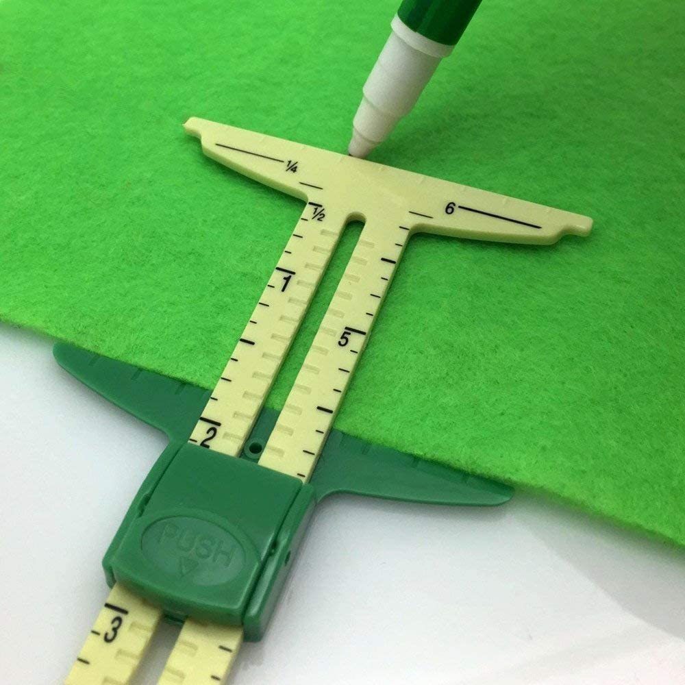 Sewing Rulers For Fabric Sewing Gauge Measuring Tool Set, 5-in-1 ...